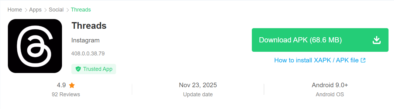 How to Download Threads Latest Version for Android 2026