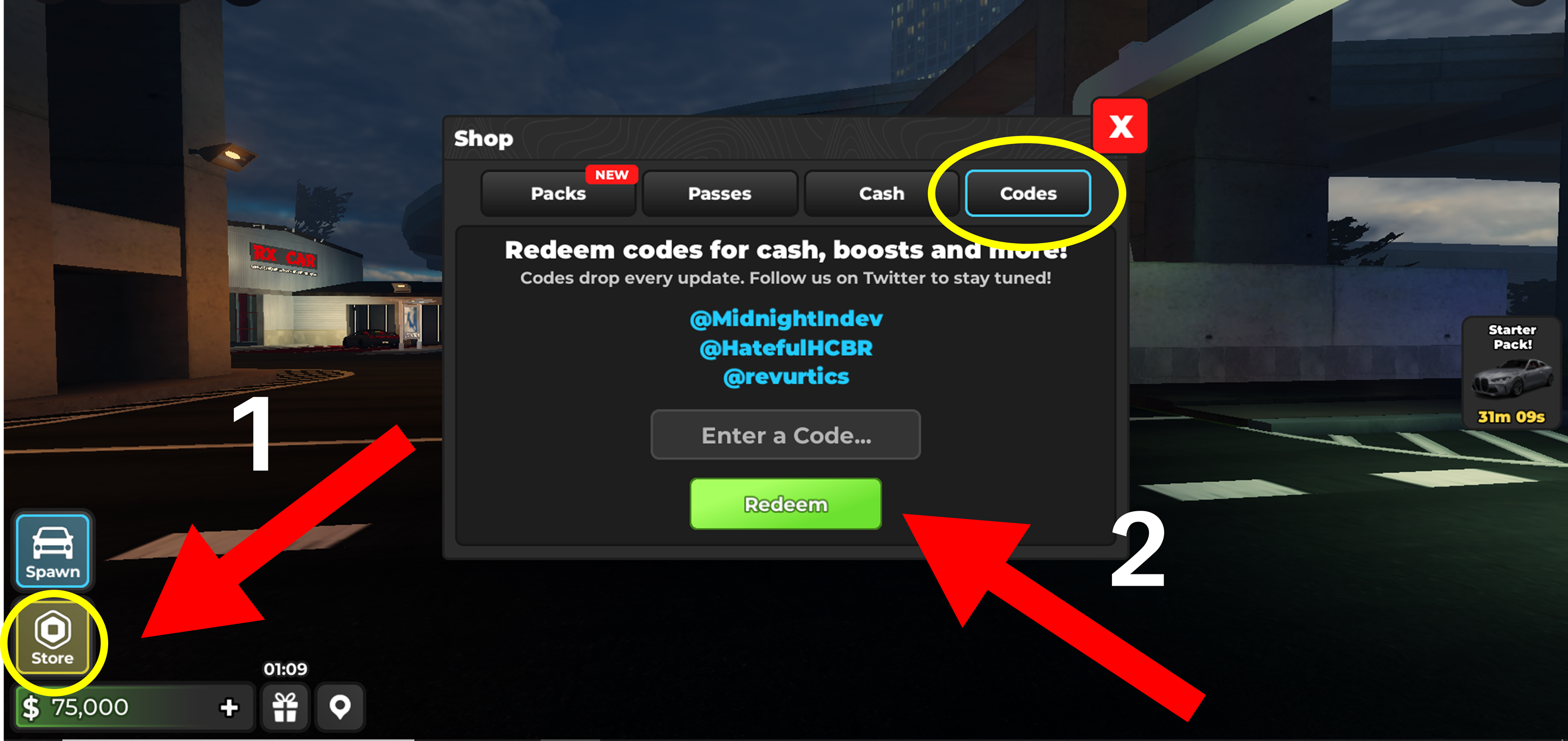 Midnight Chasers Codes (December 2025)