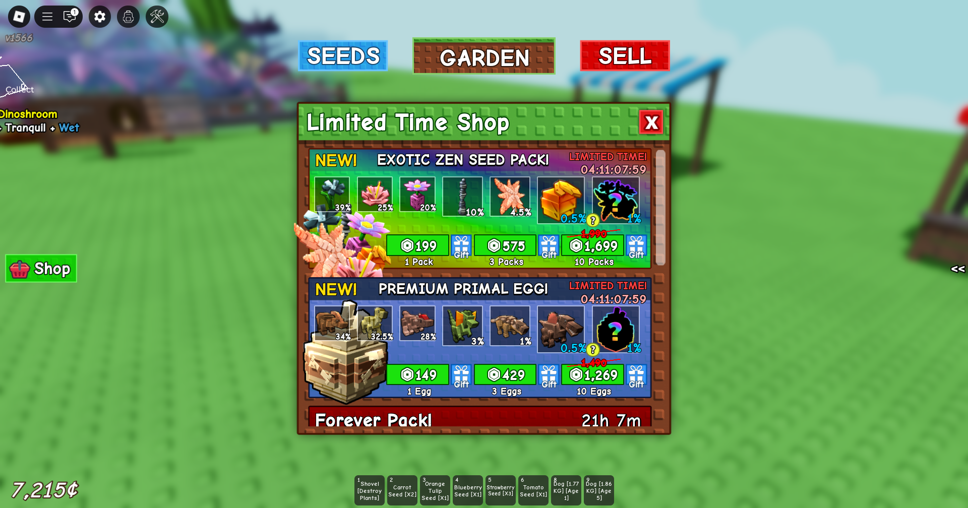 Zen Event Update: Grow a Garden Guide to Zen Plants, Pets & Rewards