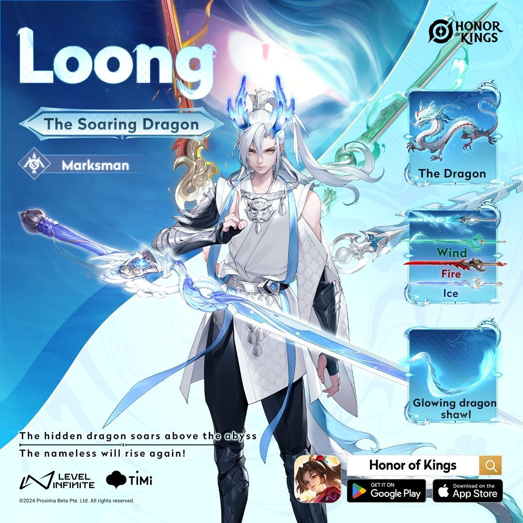Honor of Kings Introduces New Hero Loong: A New Artillery Marksman