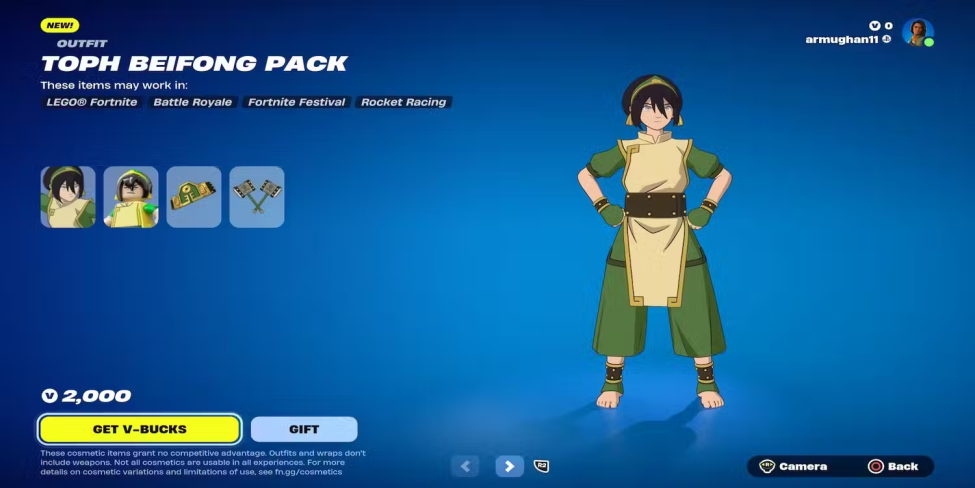 Fortnite Avatar Skins How To Get Katara Zuko And Toph Skins