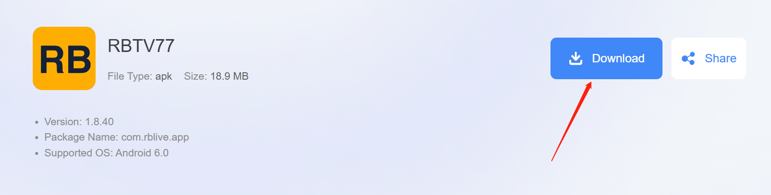 Cómo descargar la última versión de RBTV77 para Android 2024