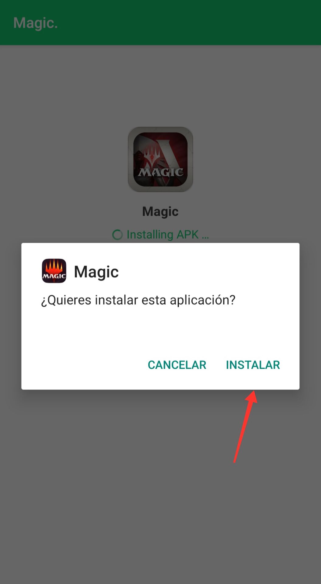 Cómo descargar Magic The Gathering Arena en Android